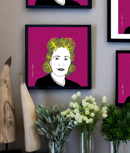 Portrait of Gala Dali Painting | Marina Manukian Art