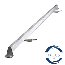 Mot straight edge with 2 wedges, 3 Meters | NOUSTEST