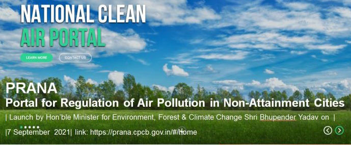 Portal for Regulation of Air Pollution in Non-Attainment Cities (PRANA)
