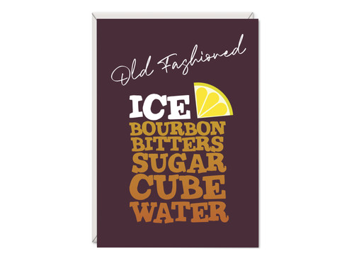 Old Fashioned Cocktail Card | Iris Occasions