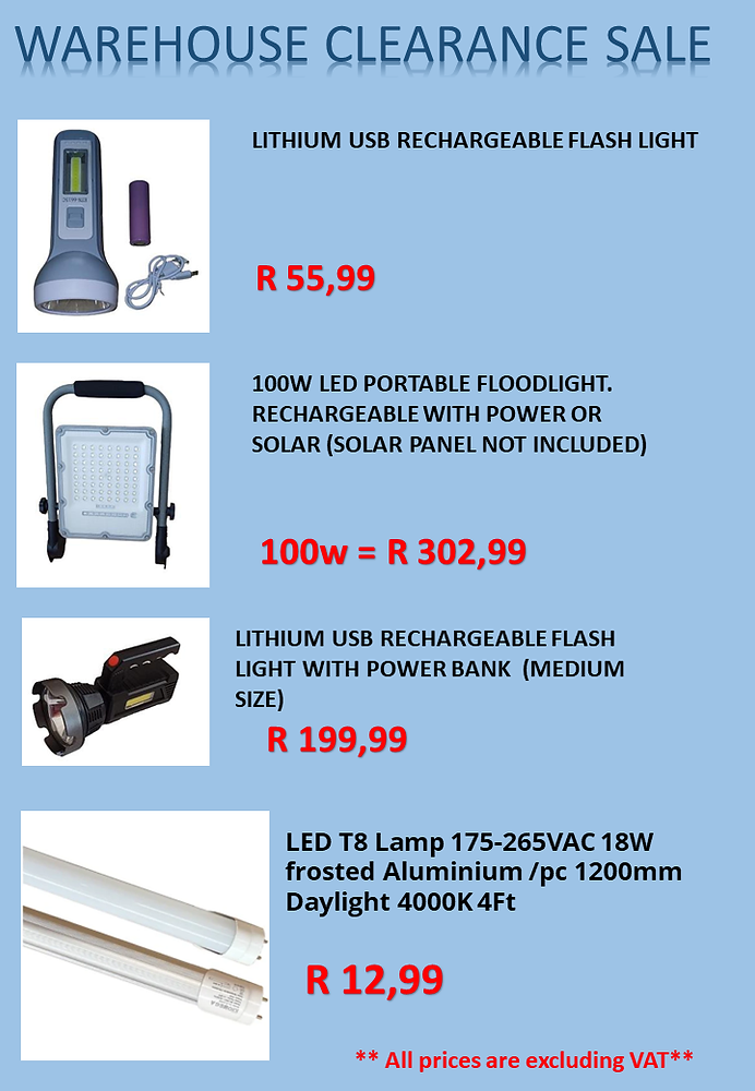 Weekly Specials | AE LED WHOLESALERS