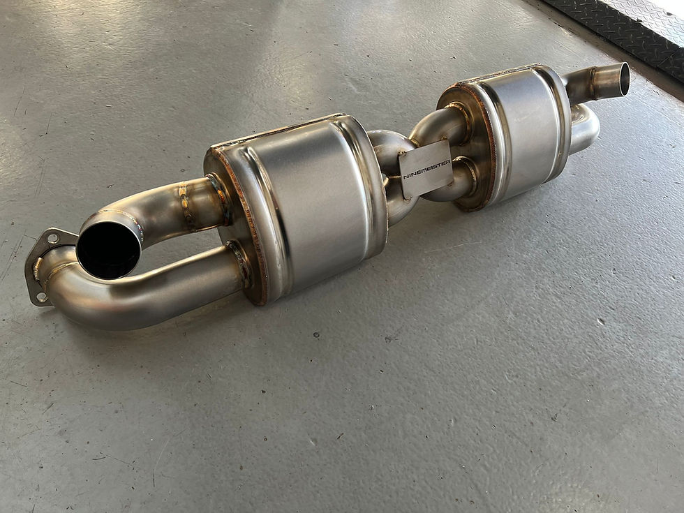9m 997.1 turbo silenced system with 200 cell catalysts | ninemeister shop