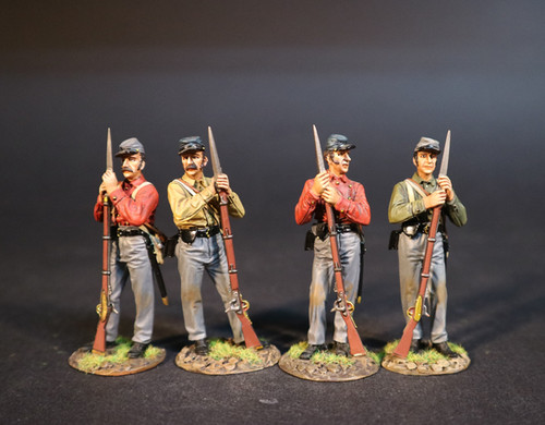 CS5V-1617D - 4 Infantry Standing, The 5th Virginia Infantry Regiment ...