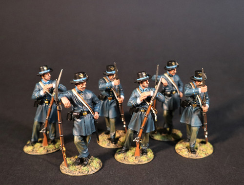 CS5V-0678N - 6 Infantry Standing, 5th Virginia, West Augusta Guards ...