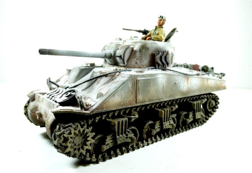FOV013 - Custom Modified Winter Sherman Tank - WWII Bulge ...