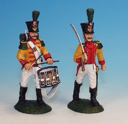 COKM-0491 - Swiss Army, Neuchatel Regiment, Voltigeur Company, Officer ...