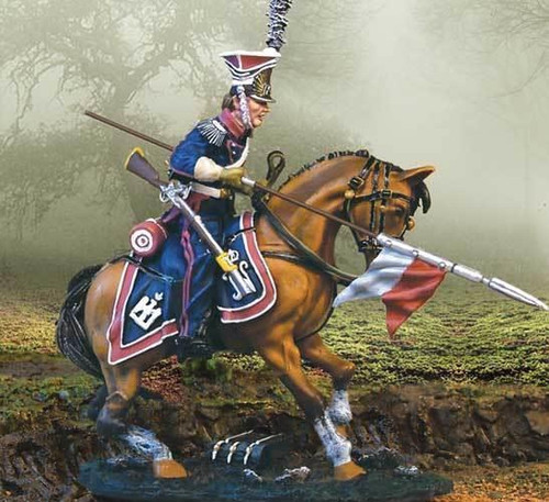 COKM-0653 - French Lancer in Pursuit (CS00335) - Napoleonic ...