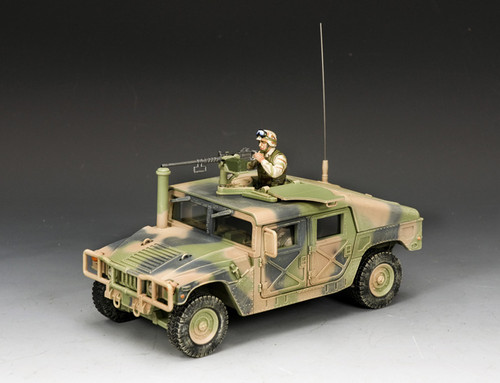 BHD014 - M1025 'HUMVEE' (with Gunner firing the .50 Cal. machine gun ...