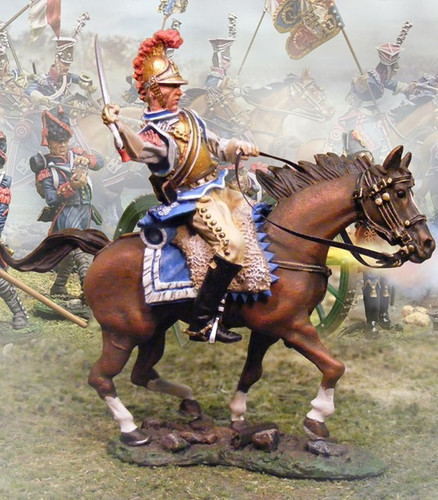 CS00503 - French Carabinier Attacking | crowntoysoldiers