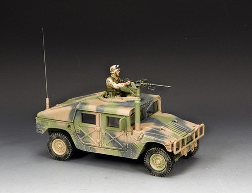 BHD013 - M1025 'Humvee' (with Gunner cocking the .50 cal machine gun ...