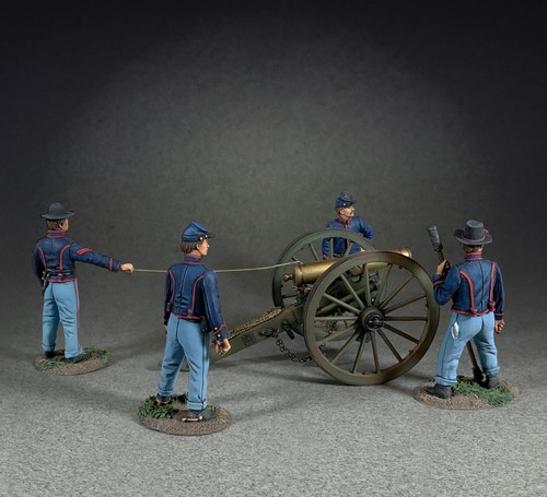 31418 - Ready to Fire! Union M1841 12 Pound Howitzer | crowntoysoldiers
