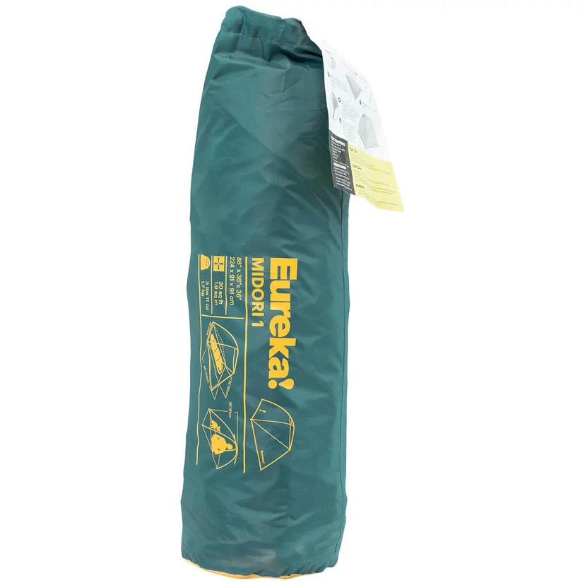 Backpacking Tent - Eureka Midori 1 Person Tent with Rainfly | Easy ...
