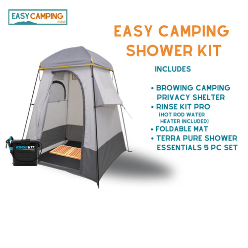 Shower Package - Easy Camping Shower Pack | Easy Camping Maui