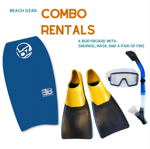 Snorkel set & Body board Combo | Easy Camping Maui