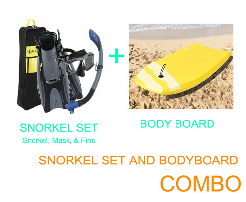 Boogie Board and Snorkel Combo | Easy Camping Maui