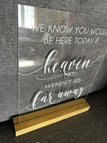 Heaven Far Away Sign | Sunflower Wedding Re