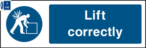 Lift Correctly Sign | Signland