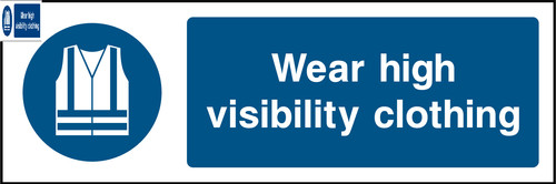 Wear High Visibility Clothing Sign | Signland