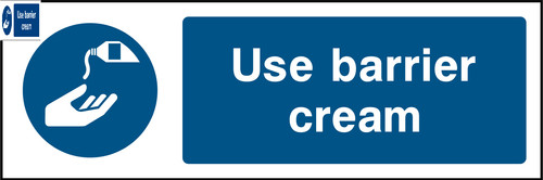 Use Barrier Cream Sign | Signland