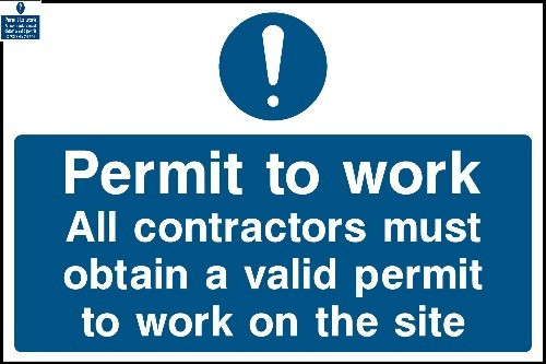 Permit To Work Signs | Signland