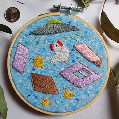 Alien Embroidery Designs