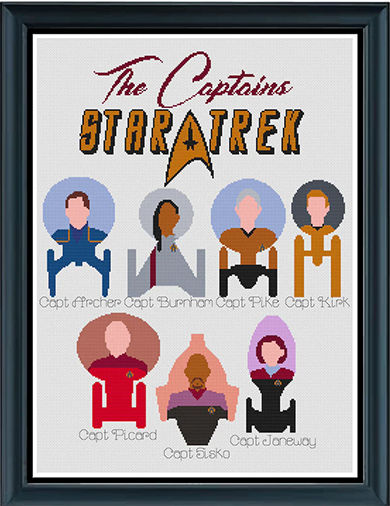 Star Trek Inspired Cross Stitch Patterns