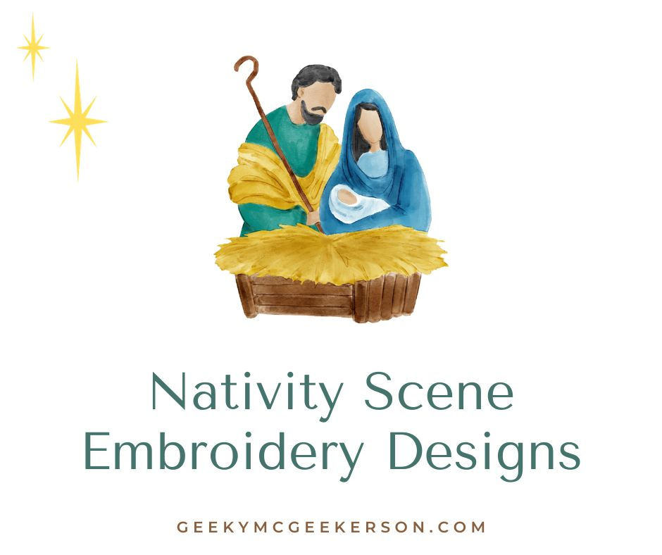Nativity Scene Embroidery Designs at Nathan Brodzky blog