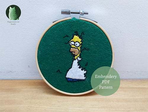 The Simpsons Embroidery Designs and Kits