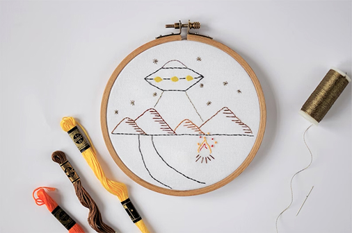 Alien Embroidery Designs