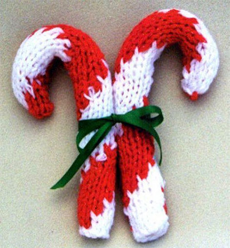 Candy Cane Knitting Patterns