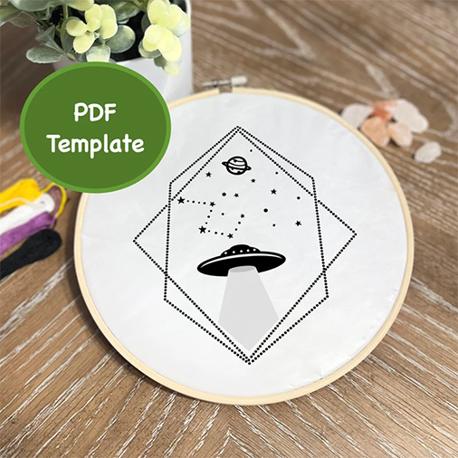 Alien Embroidery Designs