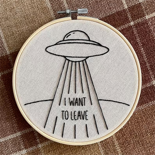 Alien Embroidery Designs
