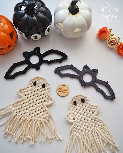 Halloween Macrame Patterns and Kits