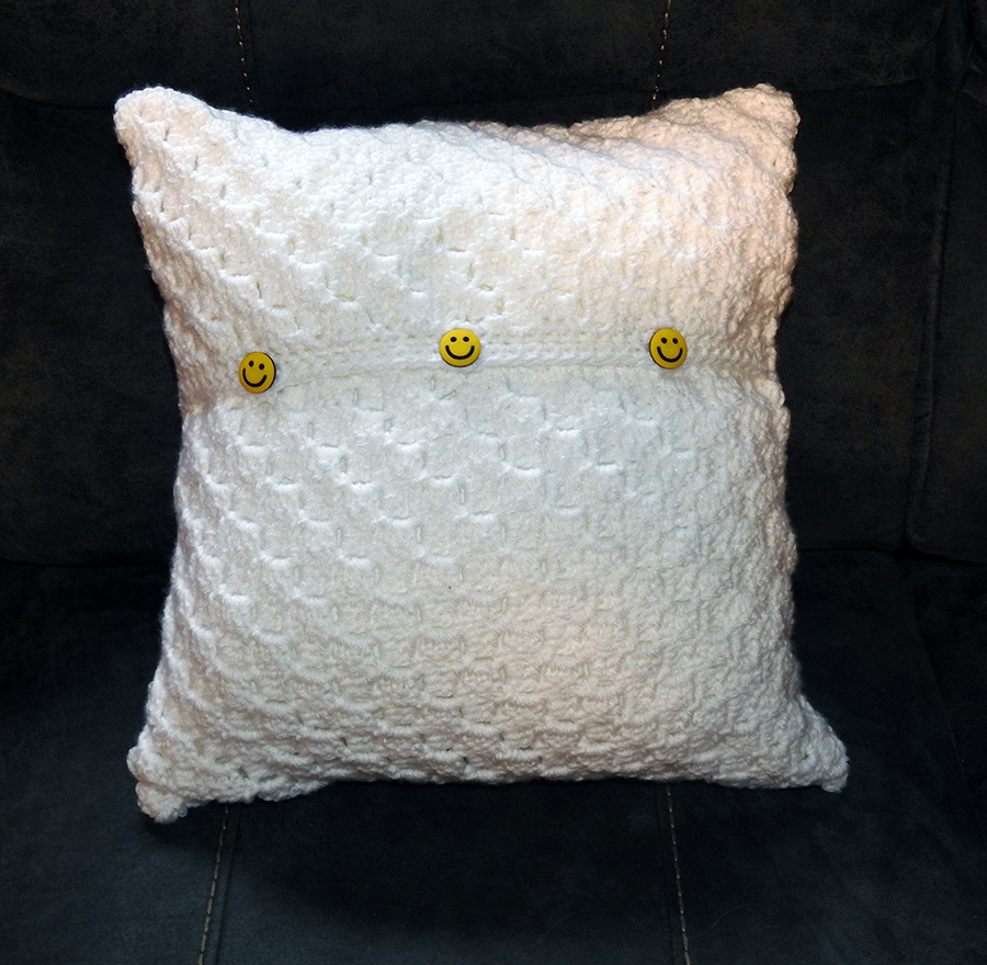 Smiley Face Free C2C Crochet Pattern