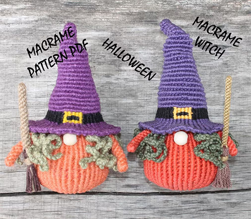 Halloween Macrame Patterns and Kits