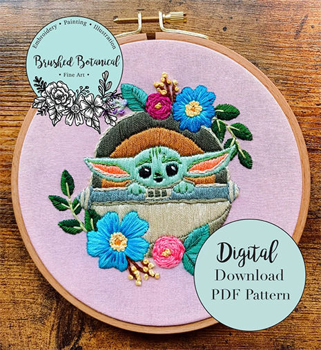 Alien Embroidery Designs