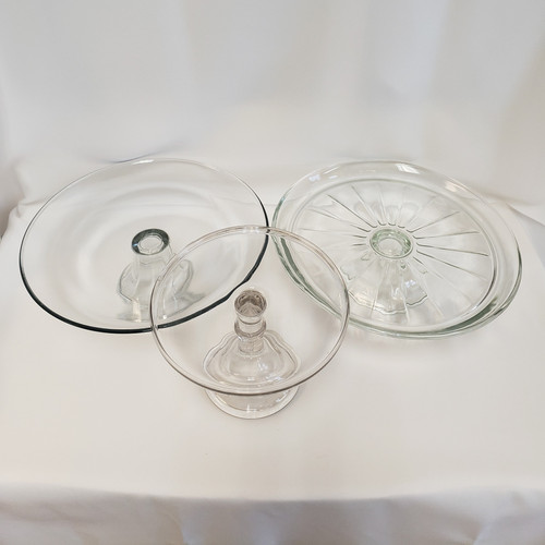Clear Cake Plates | Empress Tents