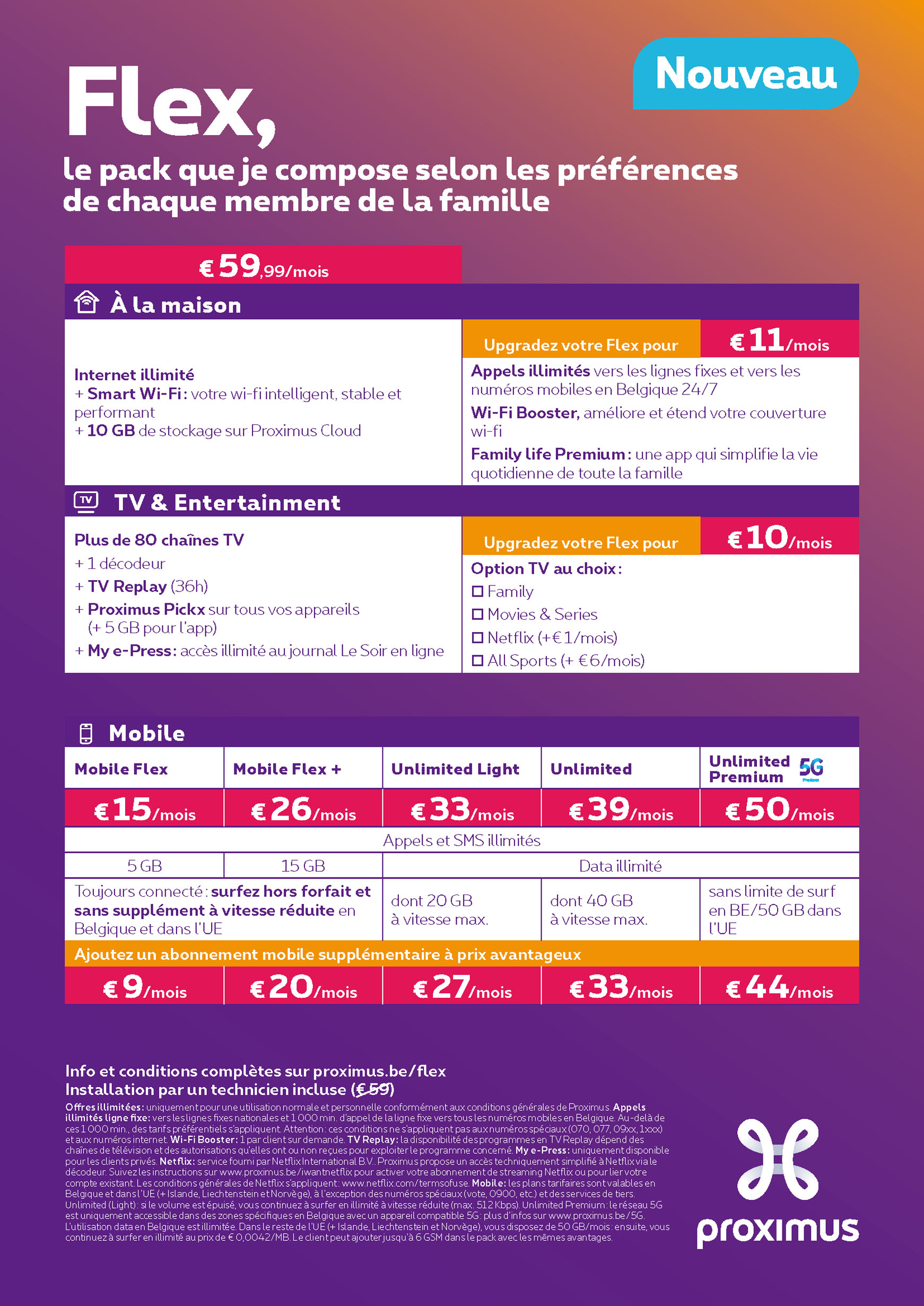 Proximus Flex | stemax