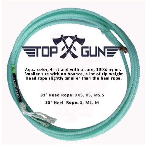 Tomahawk Rope: Top Gun Heel Rope 35' | Tomahawk Ropes USA