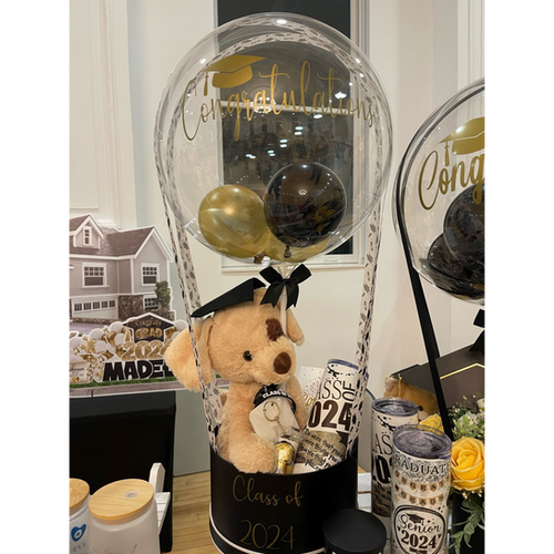 Graduation Bubble Balloon Gift Set | My Site