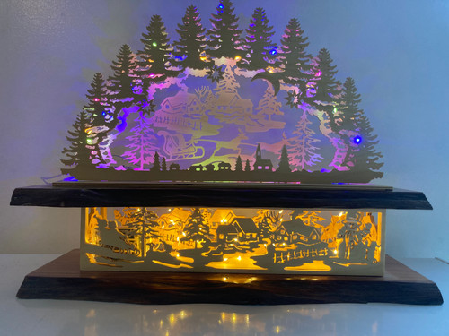 Lighted Snowman Arch | Moats Wood Works