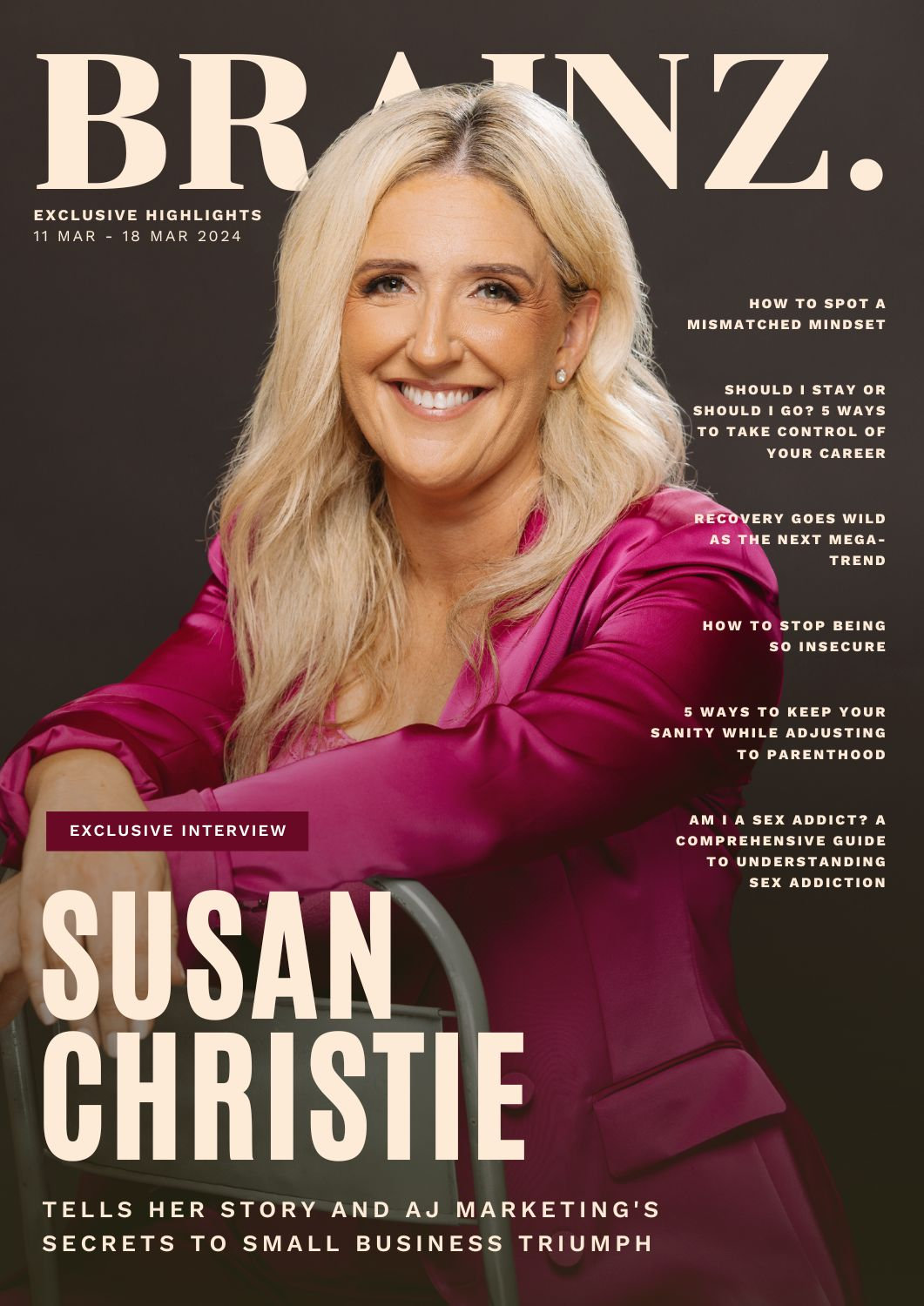 Weekly Highlights March, 12 March - 21 March - Brainz Magazine