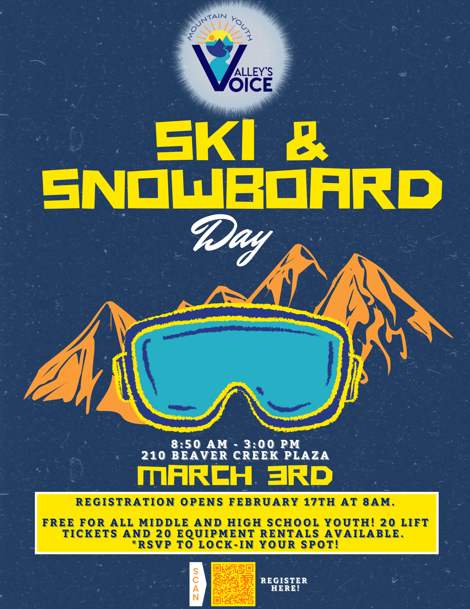 Valley's Voice Ski & Snowboard Day | Mountain Youth