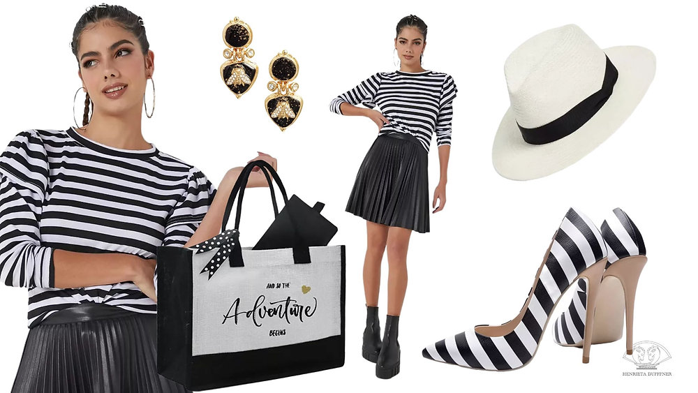 Meaning of stripes in fashion.