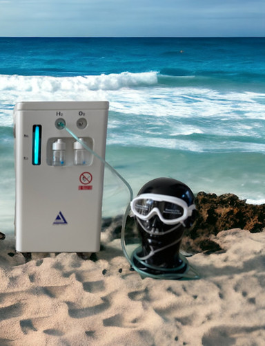 H2 Inhalatie 3000 ML / A- kwaliteit Pure waterstof & Brown's gas ...