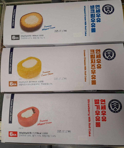 韓國延世起司生乳卷 Korean Yonsei Uni Cheese Milk Roll Cake 6 Bags (18 pcs) | Kai ...