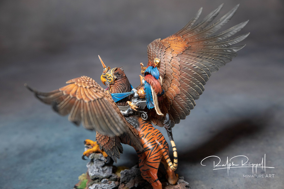 Karl Franz on Deathclaw | R.R. Miniature Art