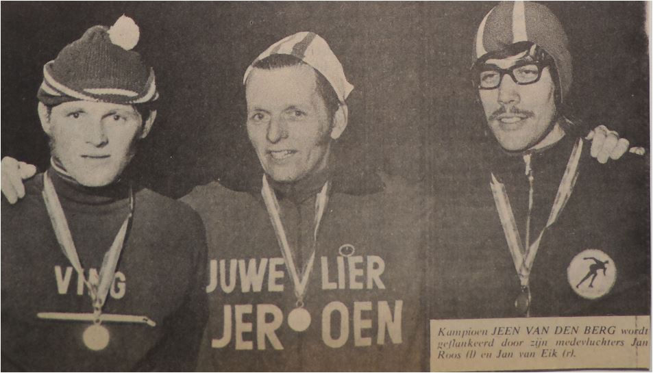 Jeen van den Berg eerste marathonkampioen van Nederland