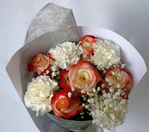 Silver and Orange | Sai Roses