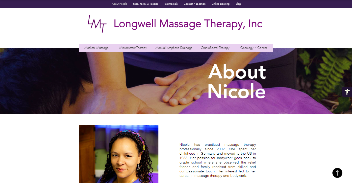 Nicole Longwell, Massage Therapist at Longwell Massage Therapy, Inc